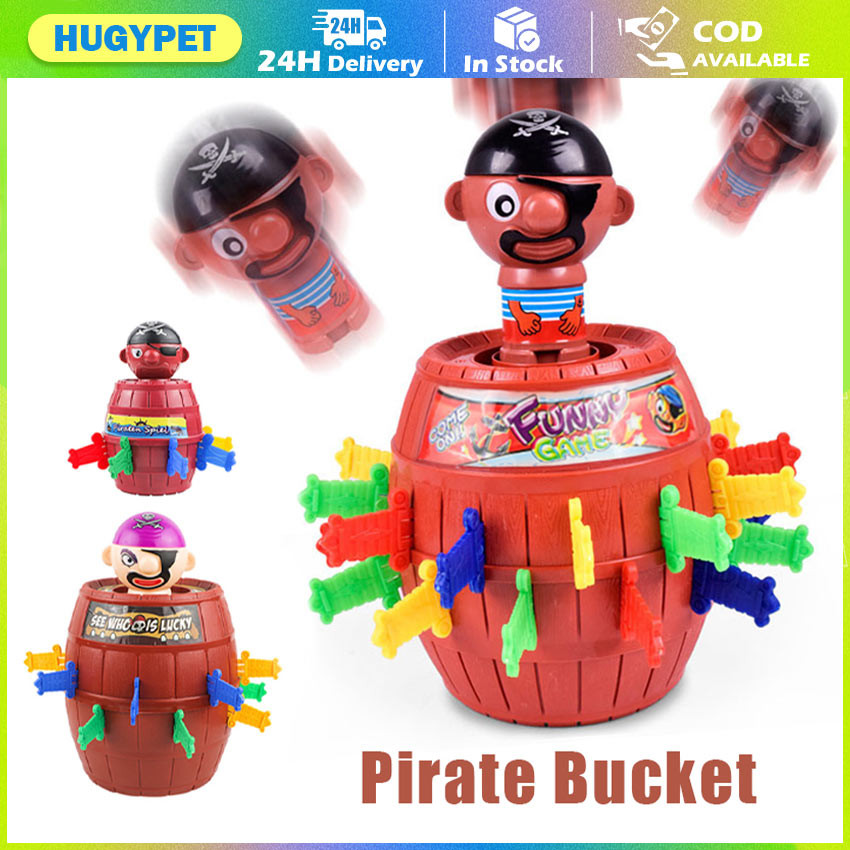 Pirate Barrel Toys Lucky Game Jumping Pirates Bucket Props Pop Up ...