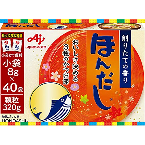 Ajinomoto Hondashi sachets 40 bags Bonito stock granules Dashi stock ...
