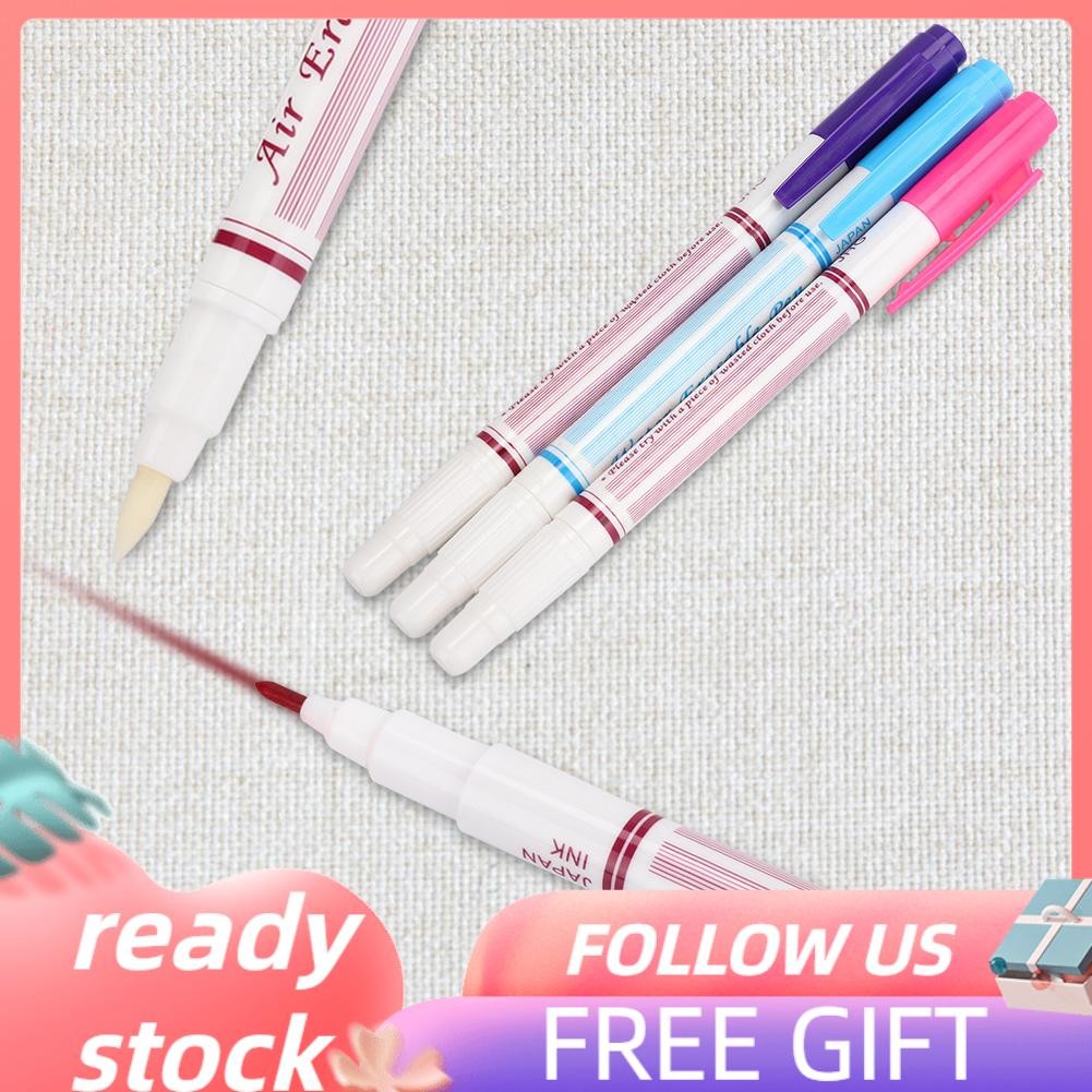 Hanhan1 Fabric Marking Pen Pigment Water Erasable Double Head DIY Cloth ...