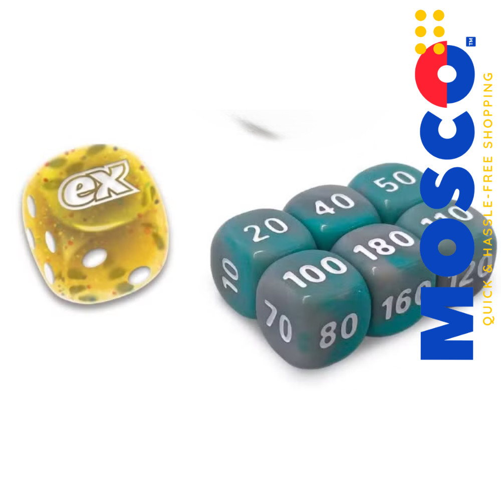 Surging Sparks ETB Set of 6 Dice Damage Counters and 1 Coin-Flip Die ...