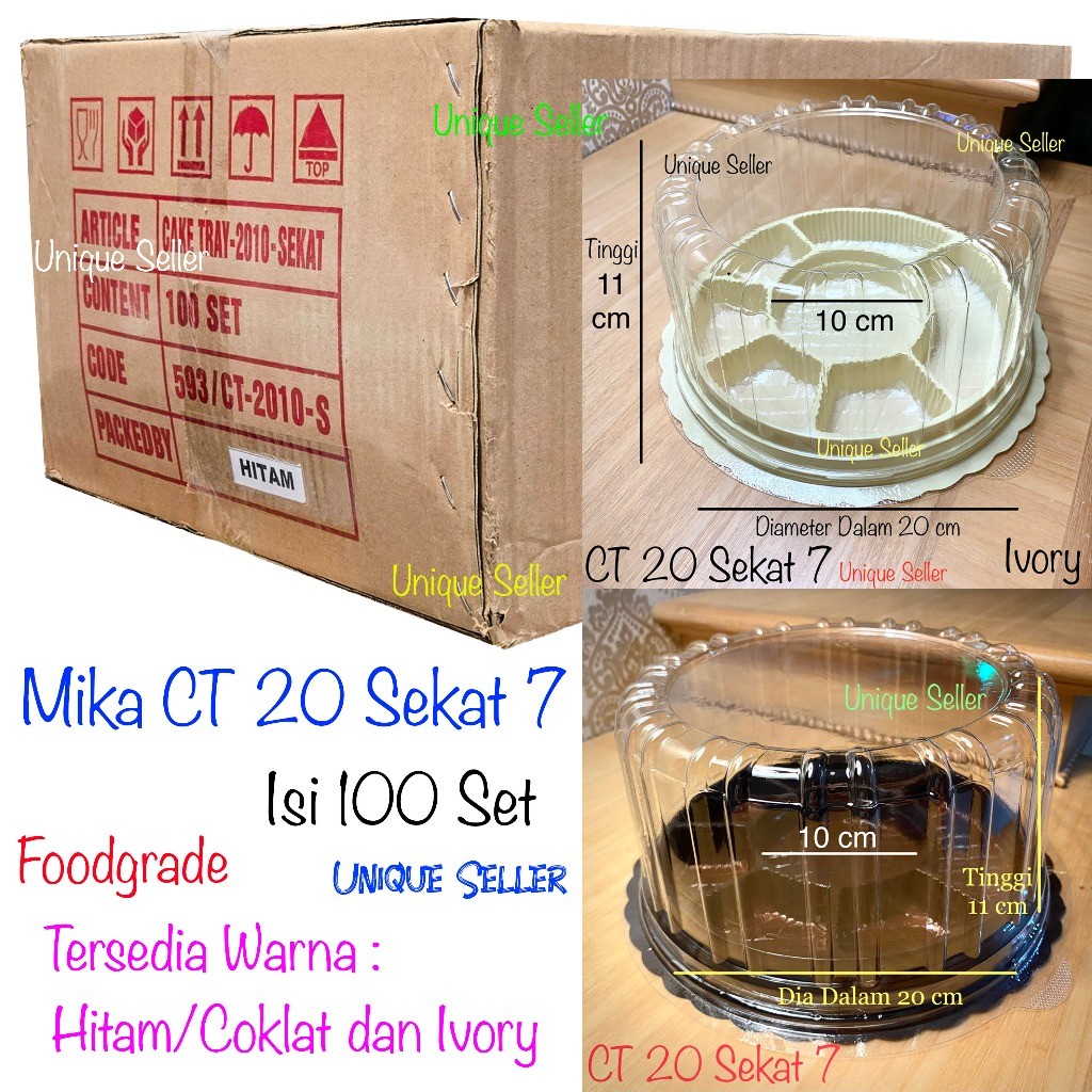 [1Dus] Mika Tumpeng Mini Block 7 Chocolate Ivory contains 100 / Mika ...
