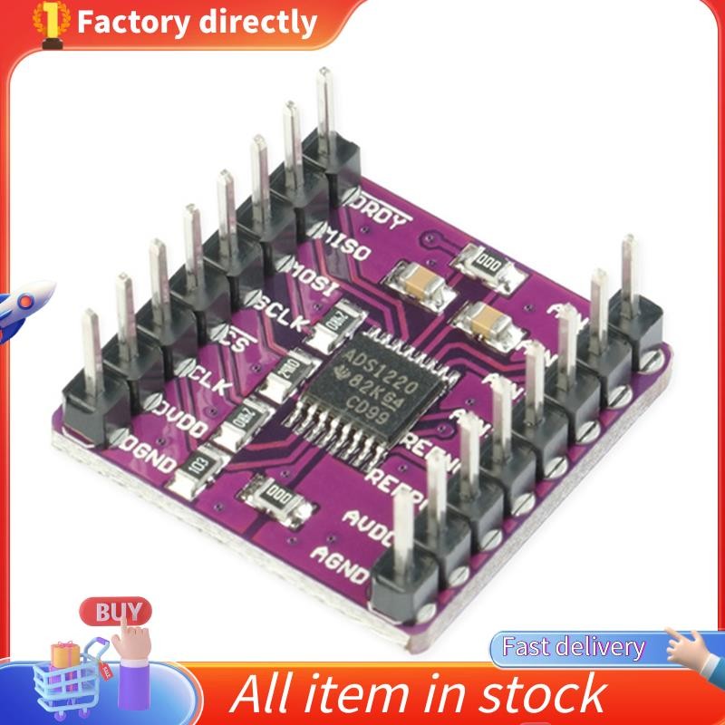 In stock-CJMCU-1220 ADS1220 ADC 24 Bit A/D Converter Module I2C Low Power 24 Bit Analog-To ...