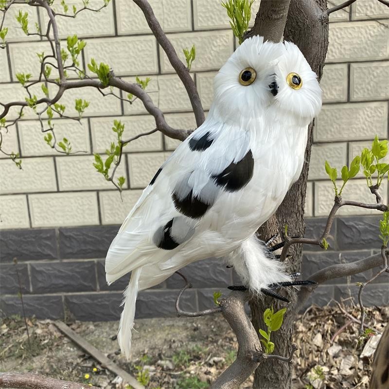 Simulation Feather Owl cosplay Performance Props Harry Potter Ornaments ...