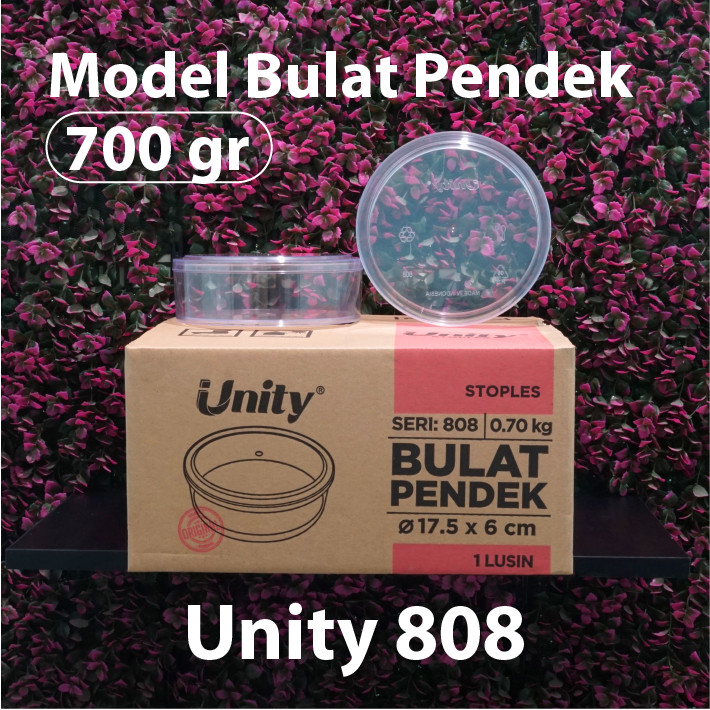 Unity 808 Jar - Round Model - Volume 700 grams - 0.7 kg | Shopee Philippines