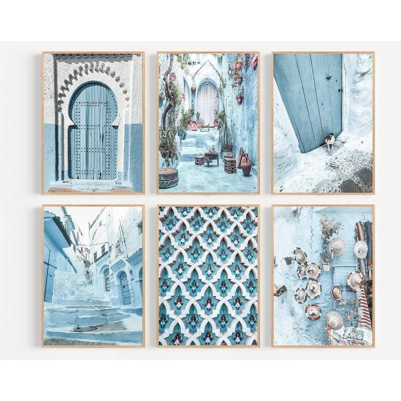 Moroccan Prints Morocco Wall Art Marrakech Marrakesh City Print Boho ...
