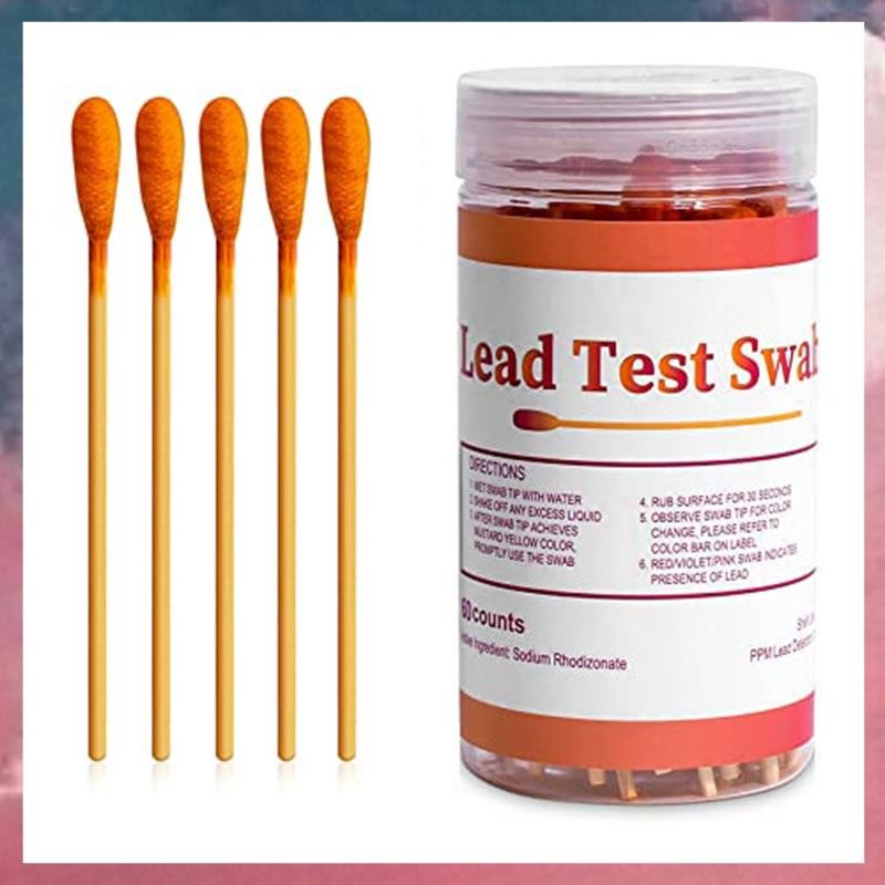 (D B A W)Lead Paint Test Swabs Kit 60 Pcs Lead Test Kit Swabs Home Lead ...