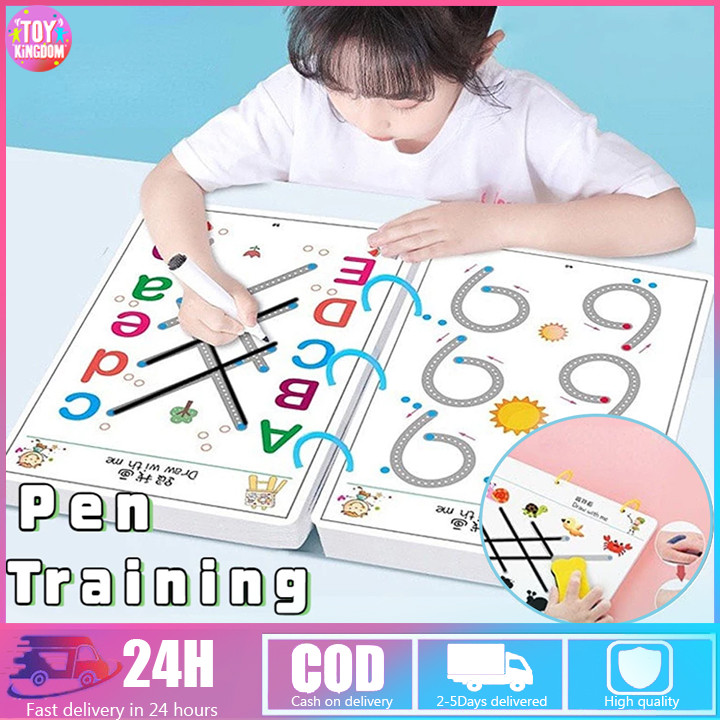 36/64/136pages Pen Control Training Book Erasable Copybook Tracing Book ...