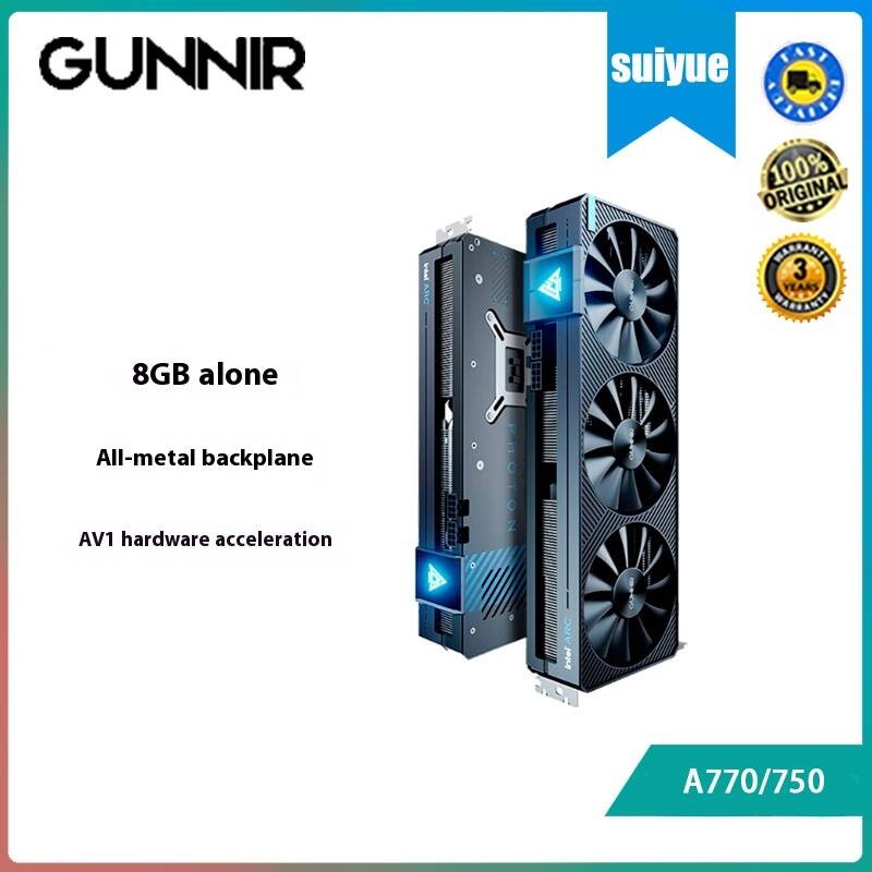 Blue Halberd Intel Arc A770/750 OC GDDR6 overclocking version desktop computer high-end design ...