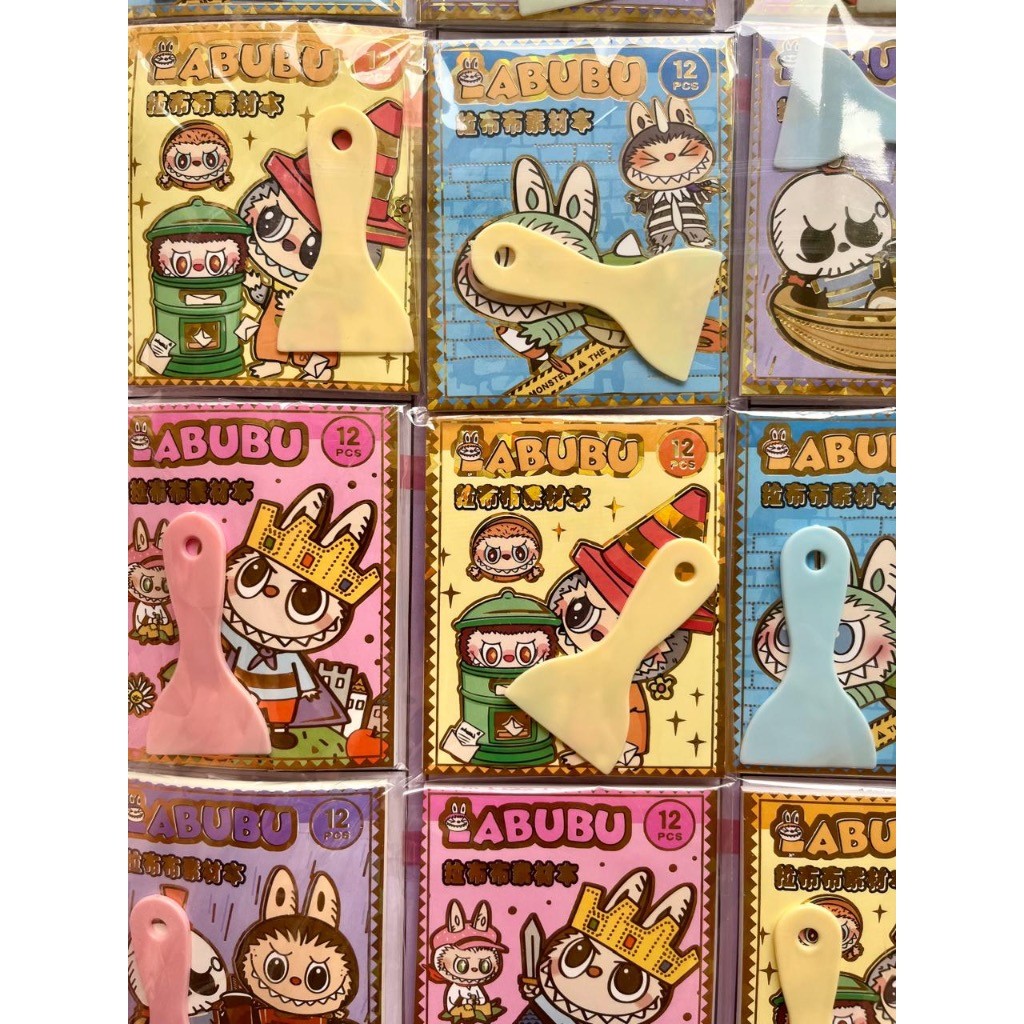 Labubu Sticker Book Labubu Stickers (12 sheets) Labubu Sticker Book ...