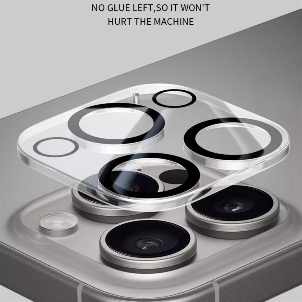 Transparent Camera Protective Film Black Circle for IPhone 16 ProMax 16 ...