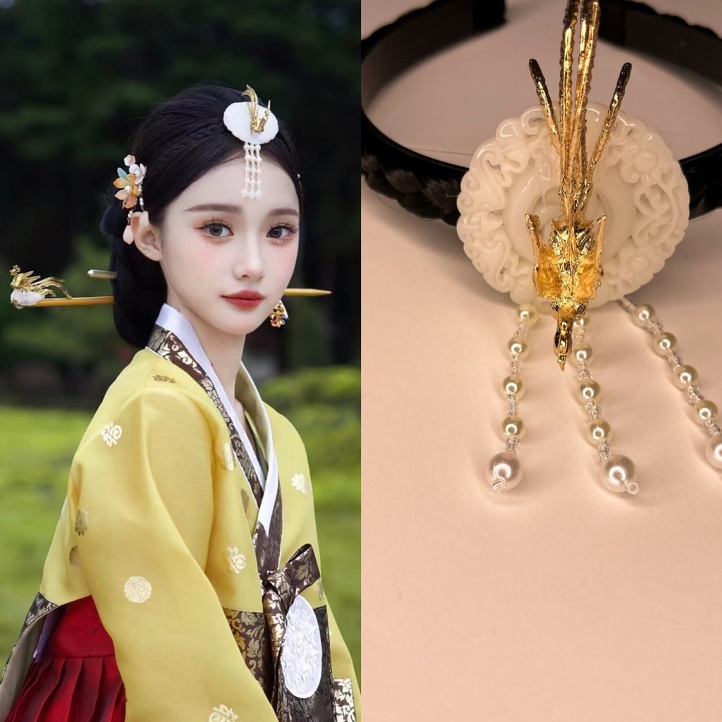 Yanji Korean Hair Accessories Korean Traditional Court Phoenix Ethnic ...