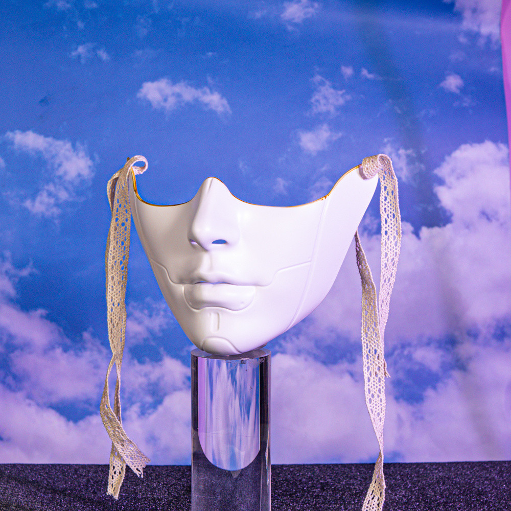 New Mechanical Style Half Face Mechanical Beauty Male Peacock Female ...