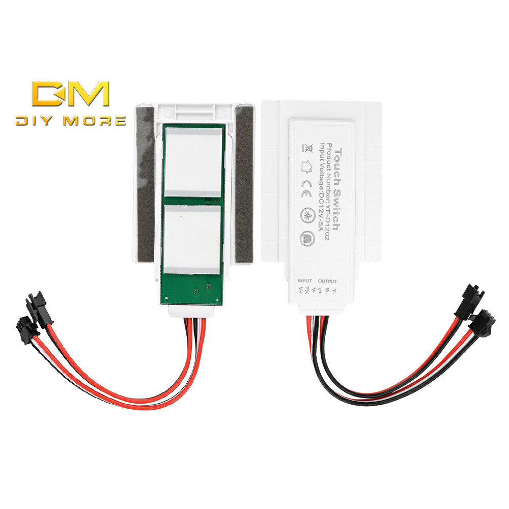 DIYMORE DC12V 5A 60W Dual Key Touch Switch High Power 60W High ...