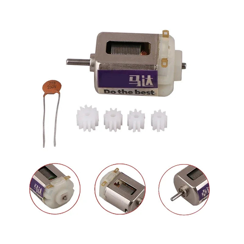 FK-130 Mini 130 Carbon Brush Motor DC 3.6V-8.4V 52000RPM High Speed ...