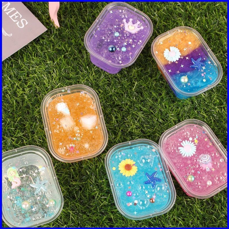 DIY Slime Clay Super Light Modeling Set Kids Toys Soft Air Dry Polymer ...