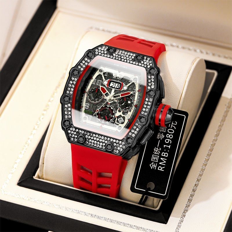 Gfg Richard Couple Multi-Function Six-Hand Electronic Quartz Watch High ...