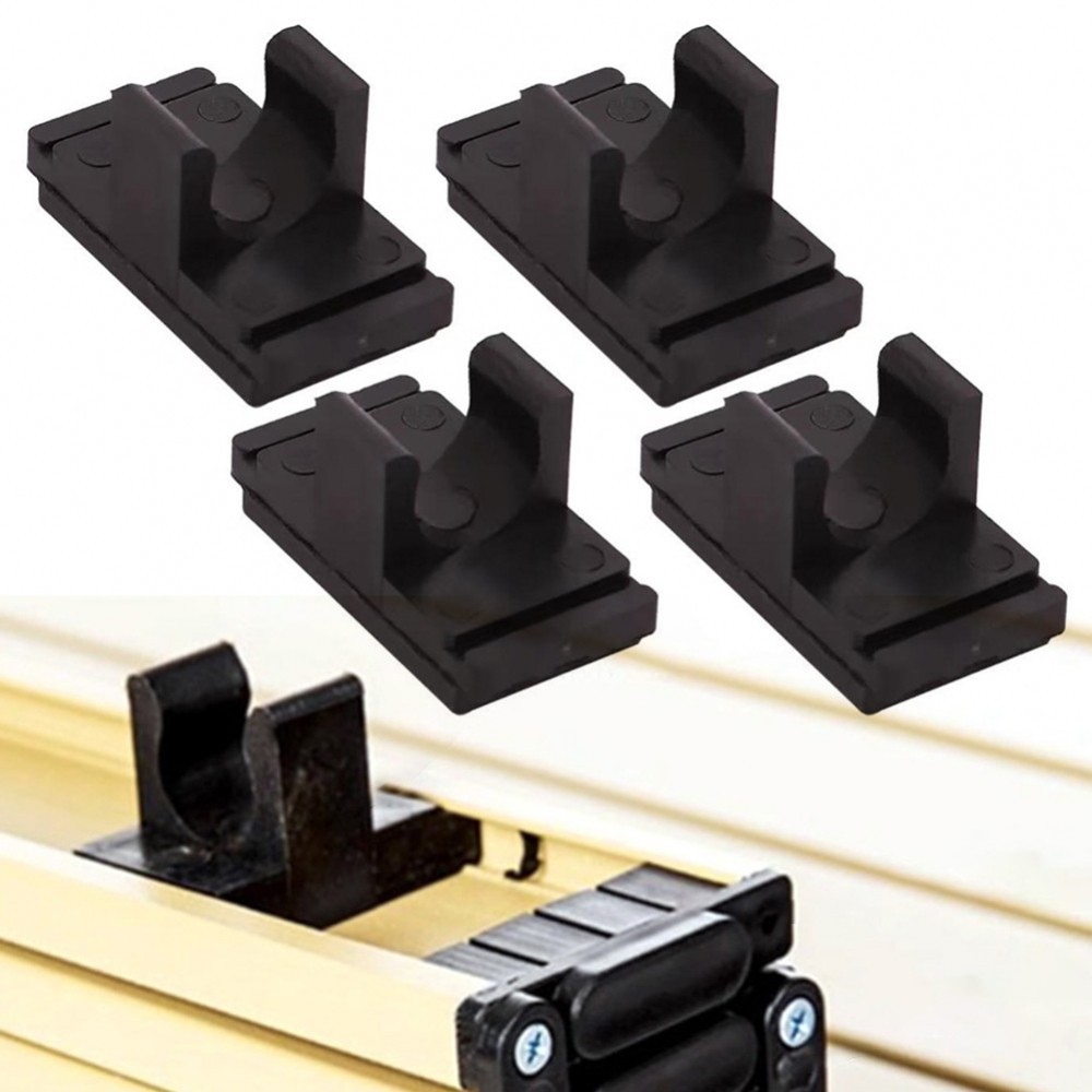 Durable Plastic Camping Buckles 4 Pack Trolley Slide Clamps for Easy ...