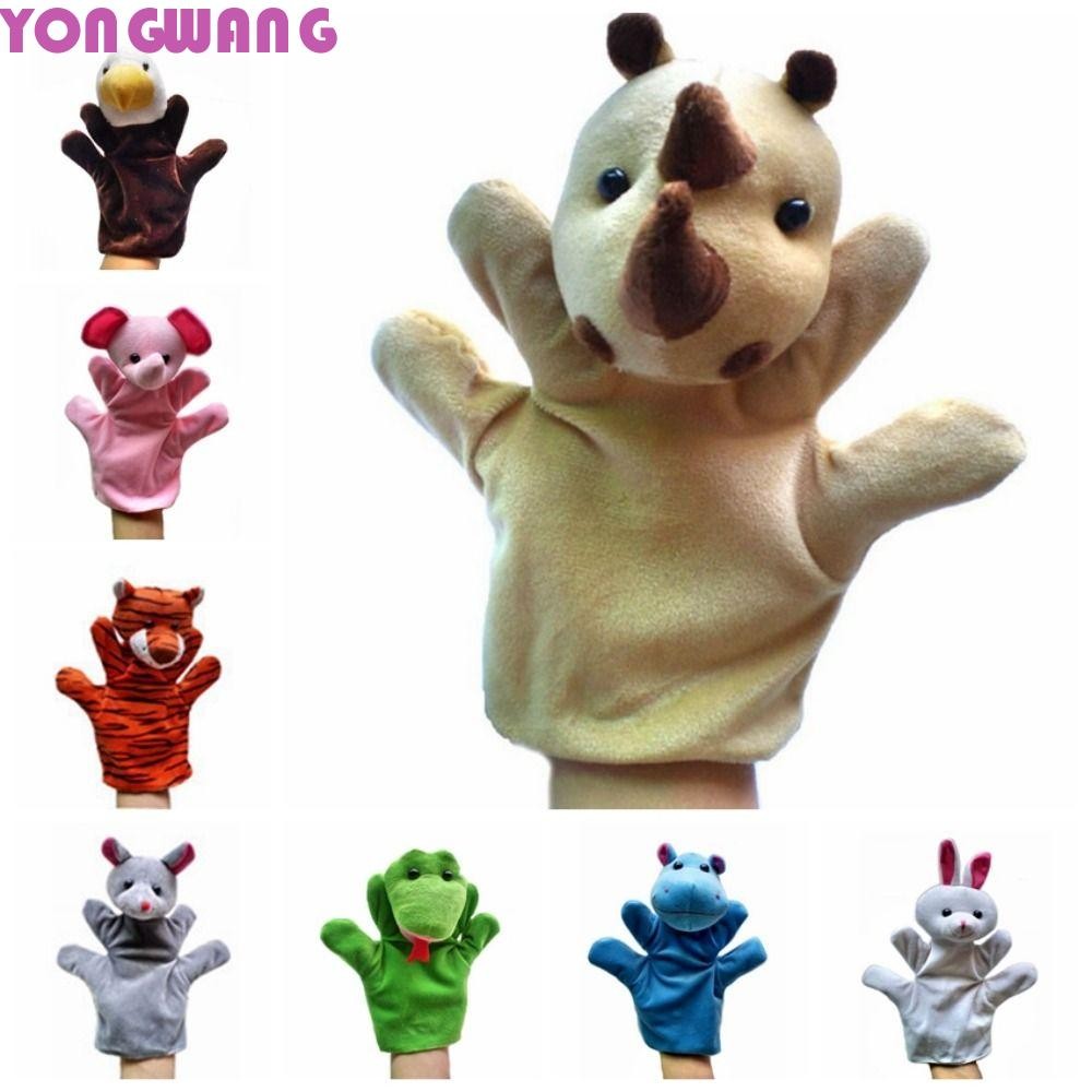 YONGWANG66HR Hand Puppets For Animal, 24 Types Plush Toy Adorable Hand ...