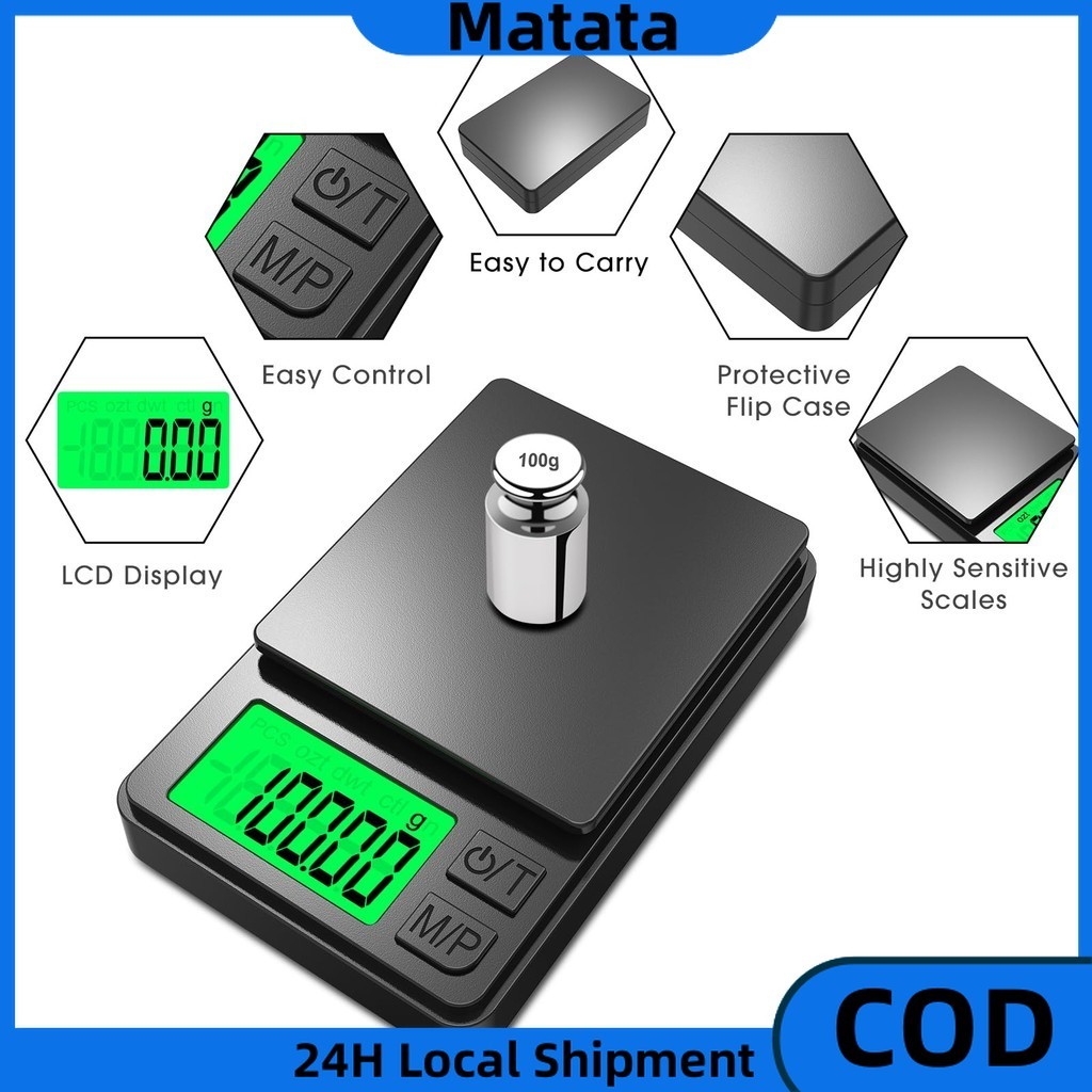 Precision Digital Scales,Mini Electronic Scale, Portable Lightweight ...
