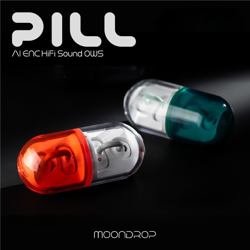 MoonDrop PILL Music Capsule OWS Ear Clip Earphones Wireless BT 6.0 ...