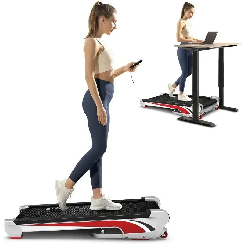 Walking Mat With Incline, Compact Portable Under Desk Treadmill, 350lb ...