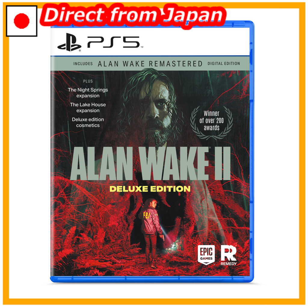 Alan Wake II Deluxe Edition PS5 | JP Version, English Supported ...