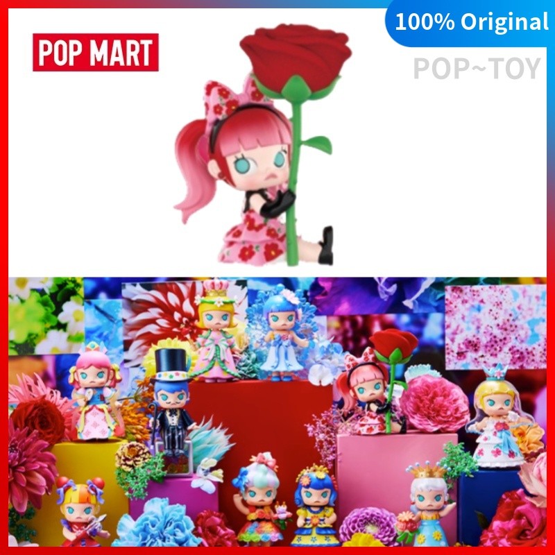 POPMART Molly Flower Dreaming Series Cute Figure POP MART Official [100 ...