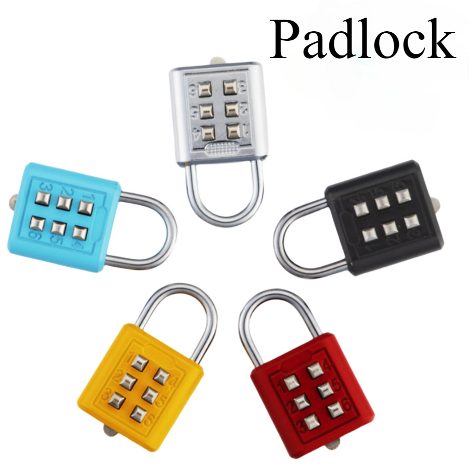 6 8 10 Digits Password Code Lock Anti-Thieft Combination Padlock Safety ...