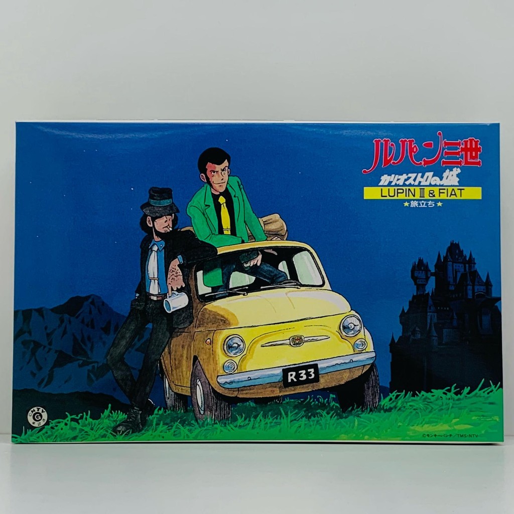Lupin the Third Model Kits Lupin the Third & Fiat 1/24 G341 Anime Japan ...