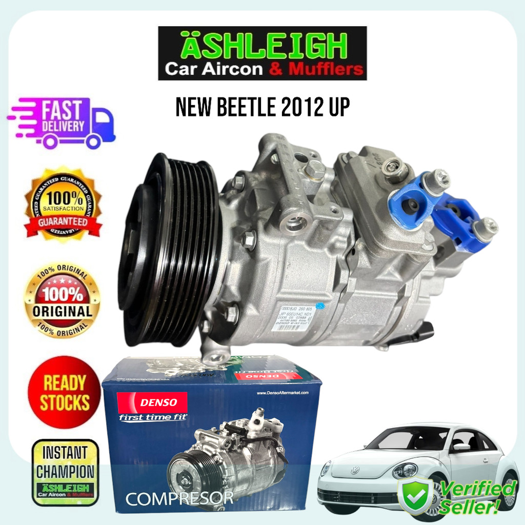 Volkswagen New Beetle 2012 up Compressor Car Aircon Parts 3DM 6pk Dnso ...