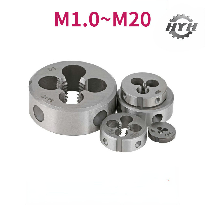 [HYH] Round Die Thread M1M2M2.5M3M3.5M4M5M6M8M10M12M14 Reverse Thread Fine Thread Manual Thread ...