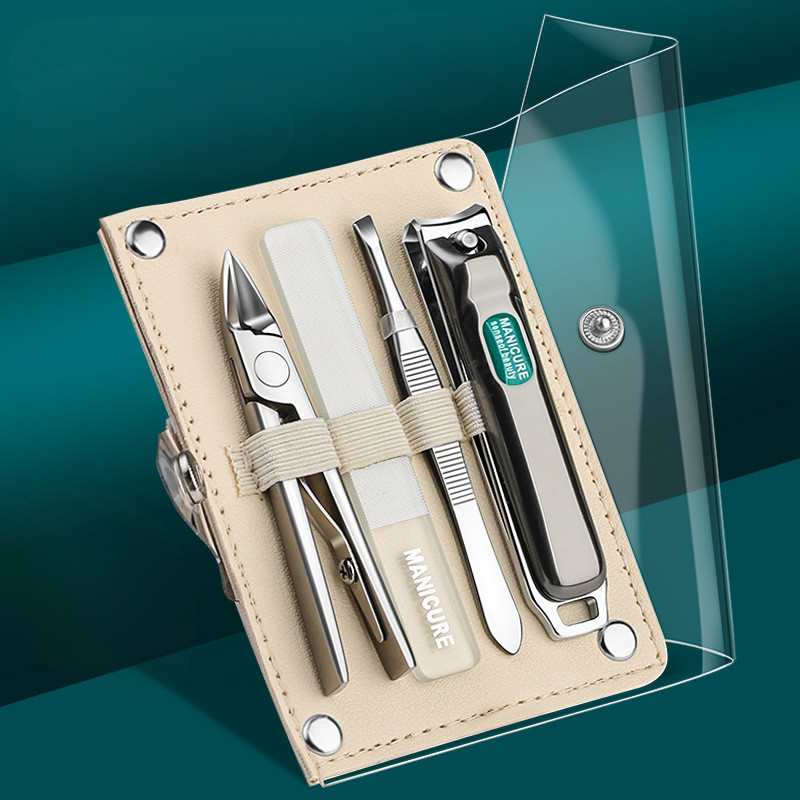 New Stainless Steel Nail Clipper Set Grooming Tool Set With Portable ...
