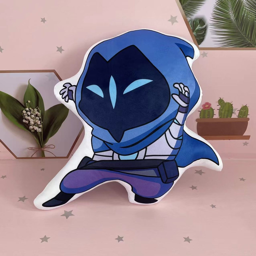 CIj Valorant Shadow Cat's Plush Toy Omen Pillow Office Cushion Pillow ...