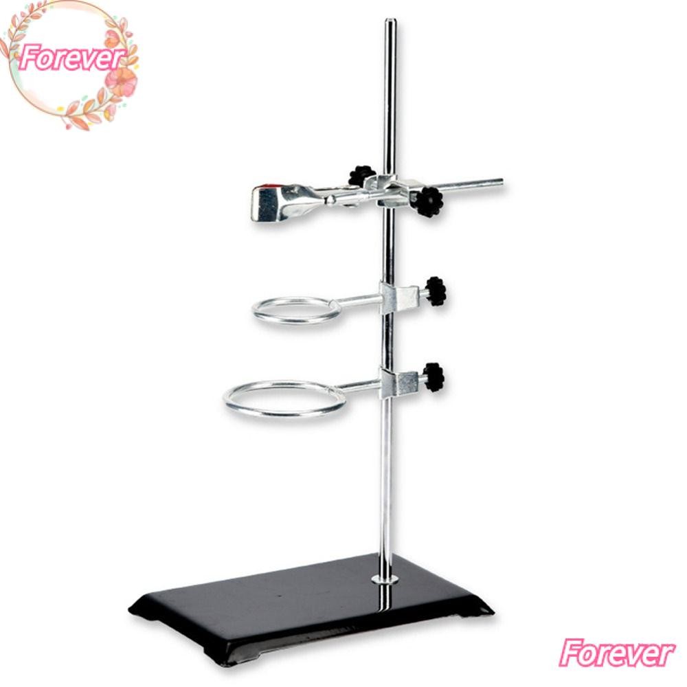 FOREVER Steel Lab Stand Set, with Cast Iron Base Rod 16" L Laboratory ...