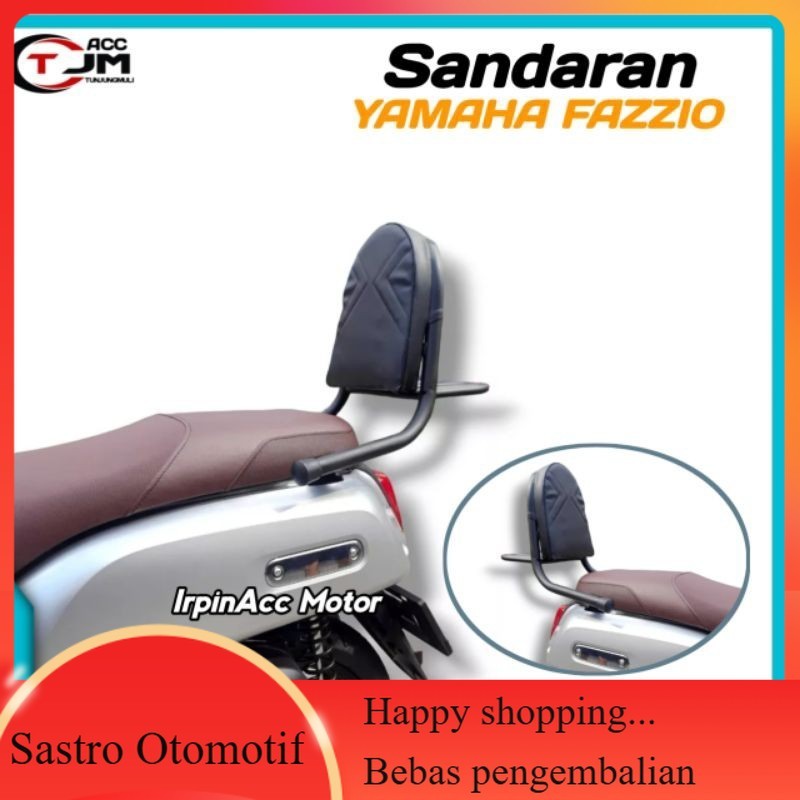 Fazzio motorbike backrest Yamaha Fazzio Rear Seat Backrest | Shopee ...