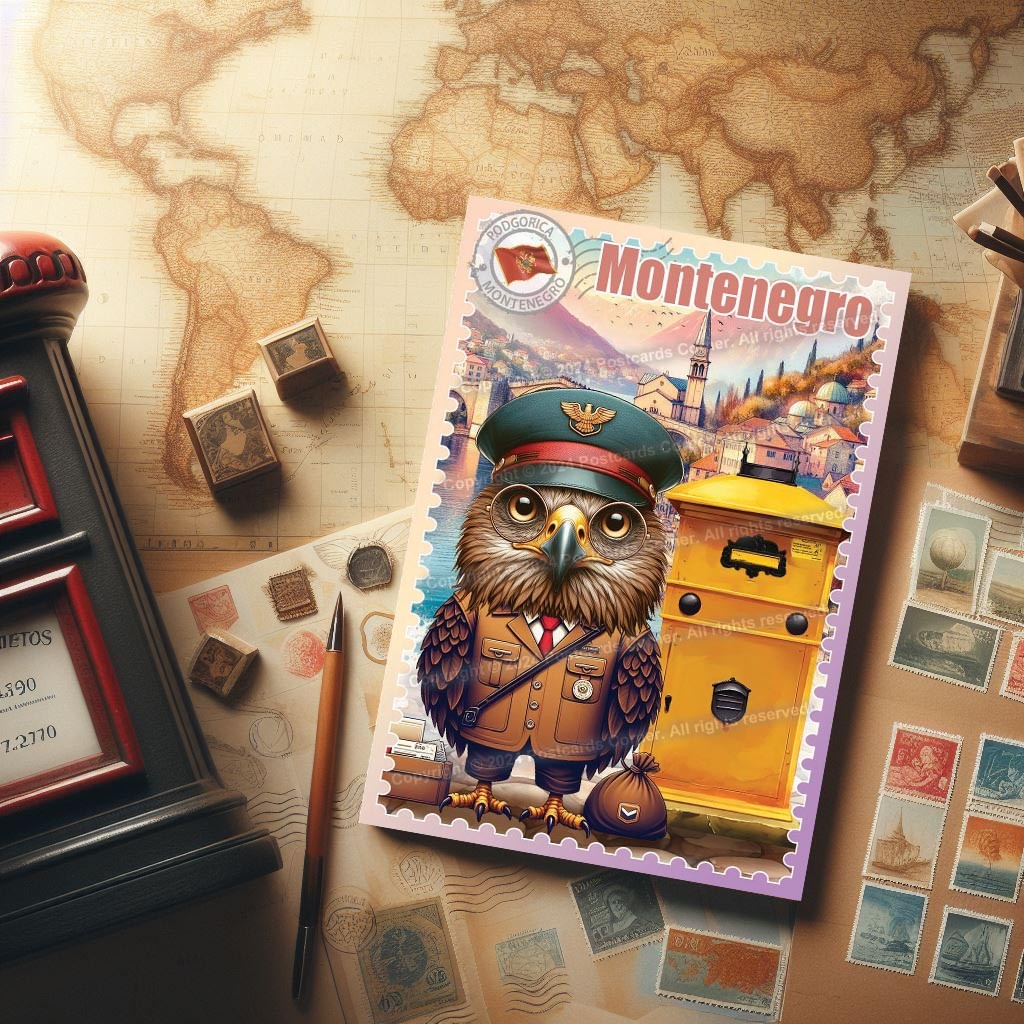 PCC WonderPost Countries Series 2 Montenegro | Shopee Philippines