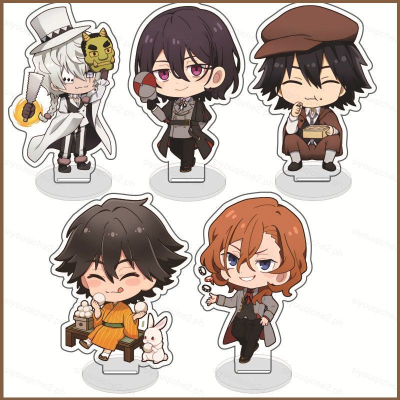 sy BUNGO STRAY DOGS Dazai Osamu Acrylic material Stands Plate Holder ...