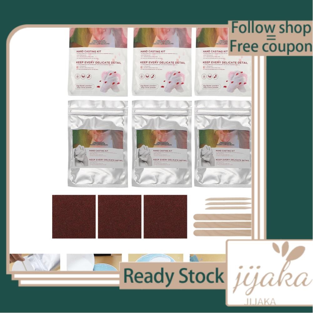 Jijaka Hand Model Making Tools Clone Powder Molding Kit 3 Mixing Rods ...