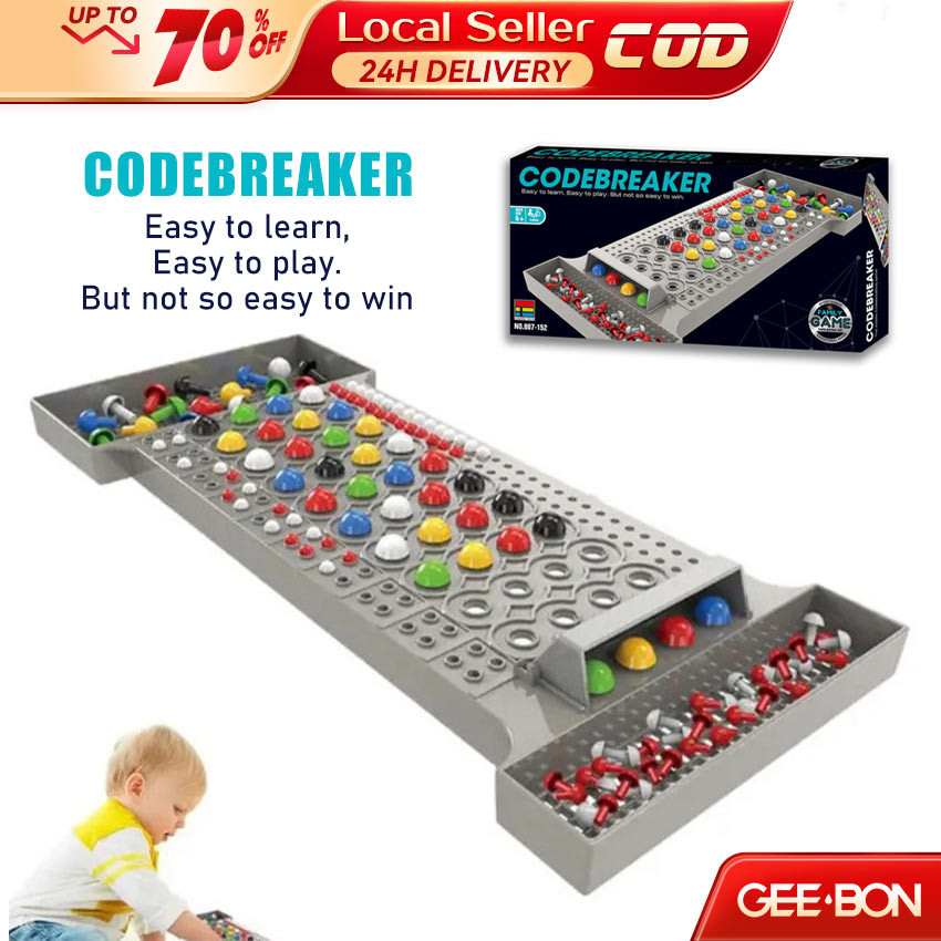 GEEBON Family Funny Puzzle Game Code Breaking Toy Code Breaker Board Mastermind Intelligence ...