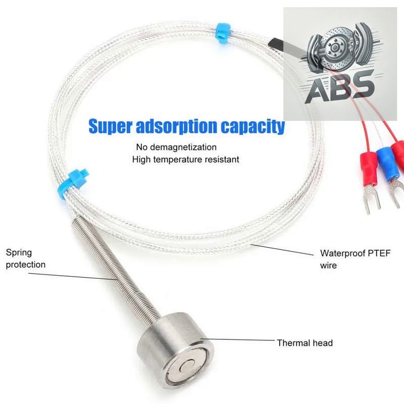 PT100 Magnetic Temperature Sensor Waterproof Adsorption Thermistor ‑60 ...