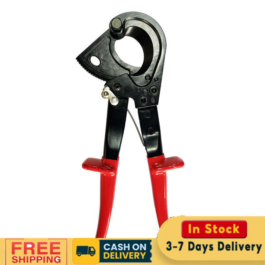 Ratchet Cable Cutter, Heavy Duty Wire Cutter for Aluminum Copper Cable ...