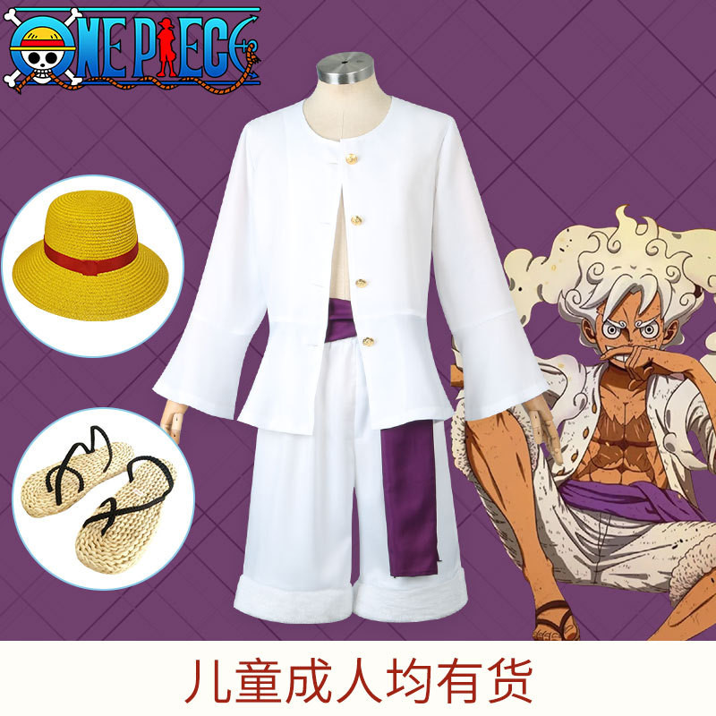 One Piece Cosplay Monkey D Luffy Costume Clothes Party Comic Exhibition ...
