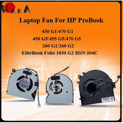 HP Laptop Fan Cooling Fan For ProBook 430 G1 470 G1 450 G5 260 G1 ...