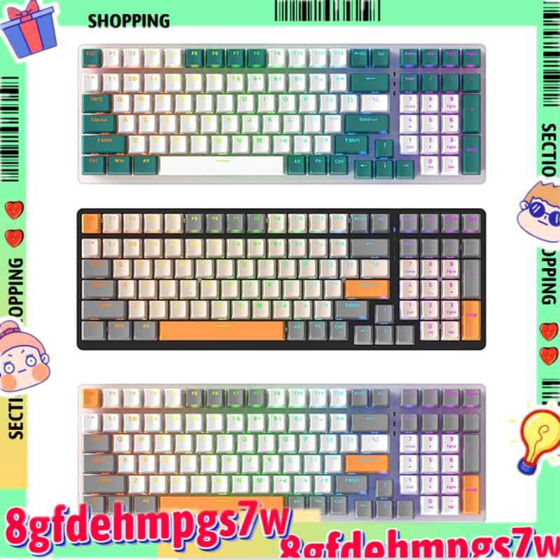 ZIYOULANG Mechanical Keyboard 100 Keys 98% Layout Mechanical Keyboard ...