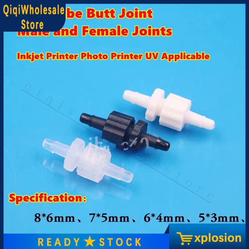 10Pcs Inkjet printer ink tube connector photo machine ink tube male and ...