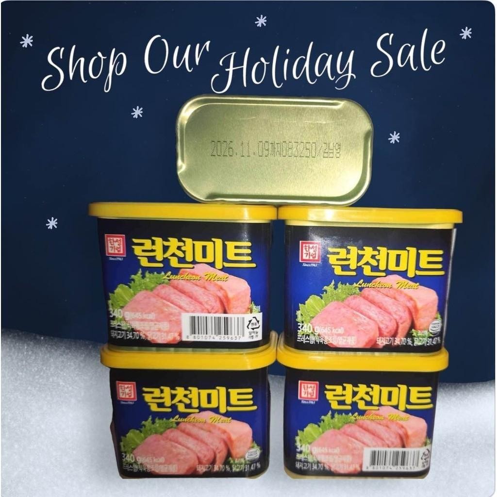 Hansung Luncheon Meat 340g Korean Spam Maling Original Wholesale Ulam Canned Meat Food Grocery ...