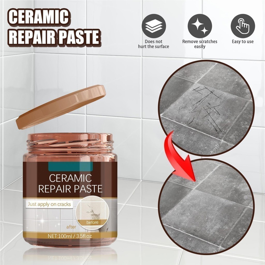 Tile Repair paste Ceramic Tile Crack Repair Porcelain Home Wall Repair ...