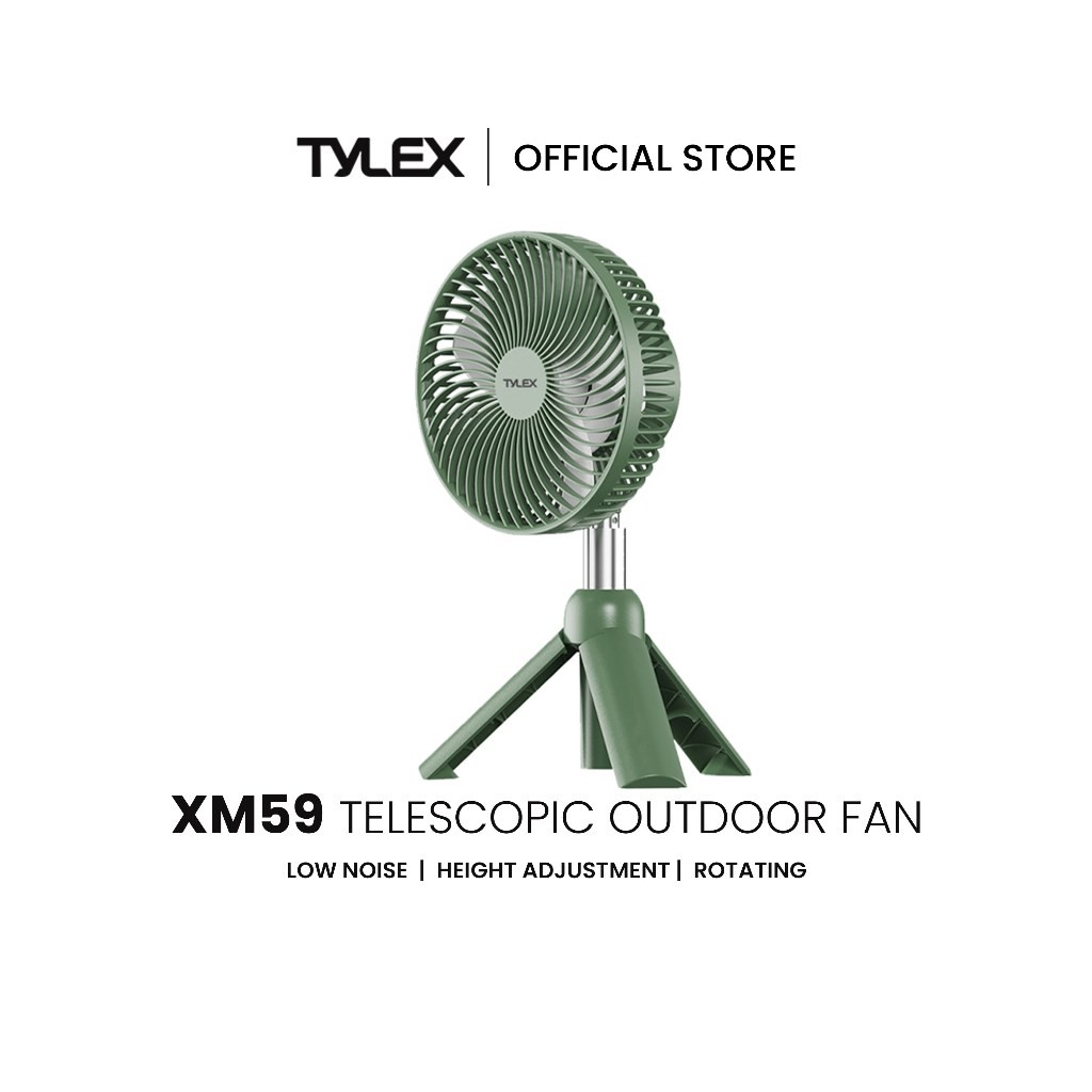 TYLEX XM59 Portable Mini Fan 4th Gear is Natural Breeze 360 Adjustable ...
