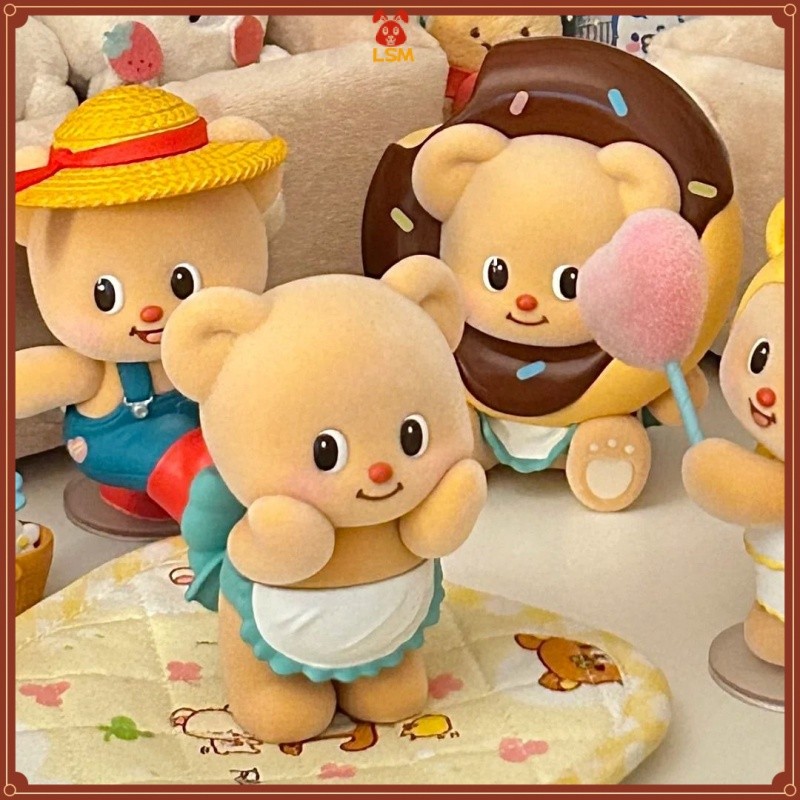 Genuine Butter Bear Blind Box Sweet Daily Series Flocking Toy ...