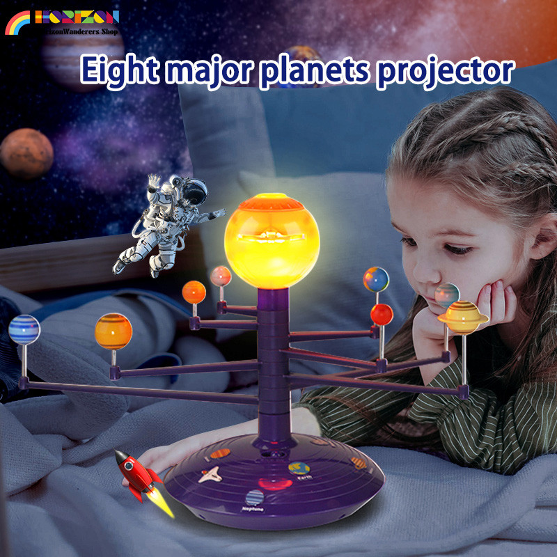 Solar System Starry Sky Projection Eight Solar System Planet Models ...
